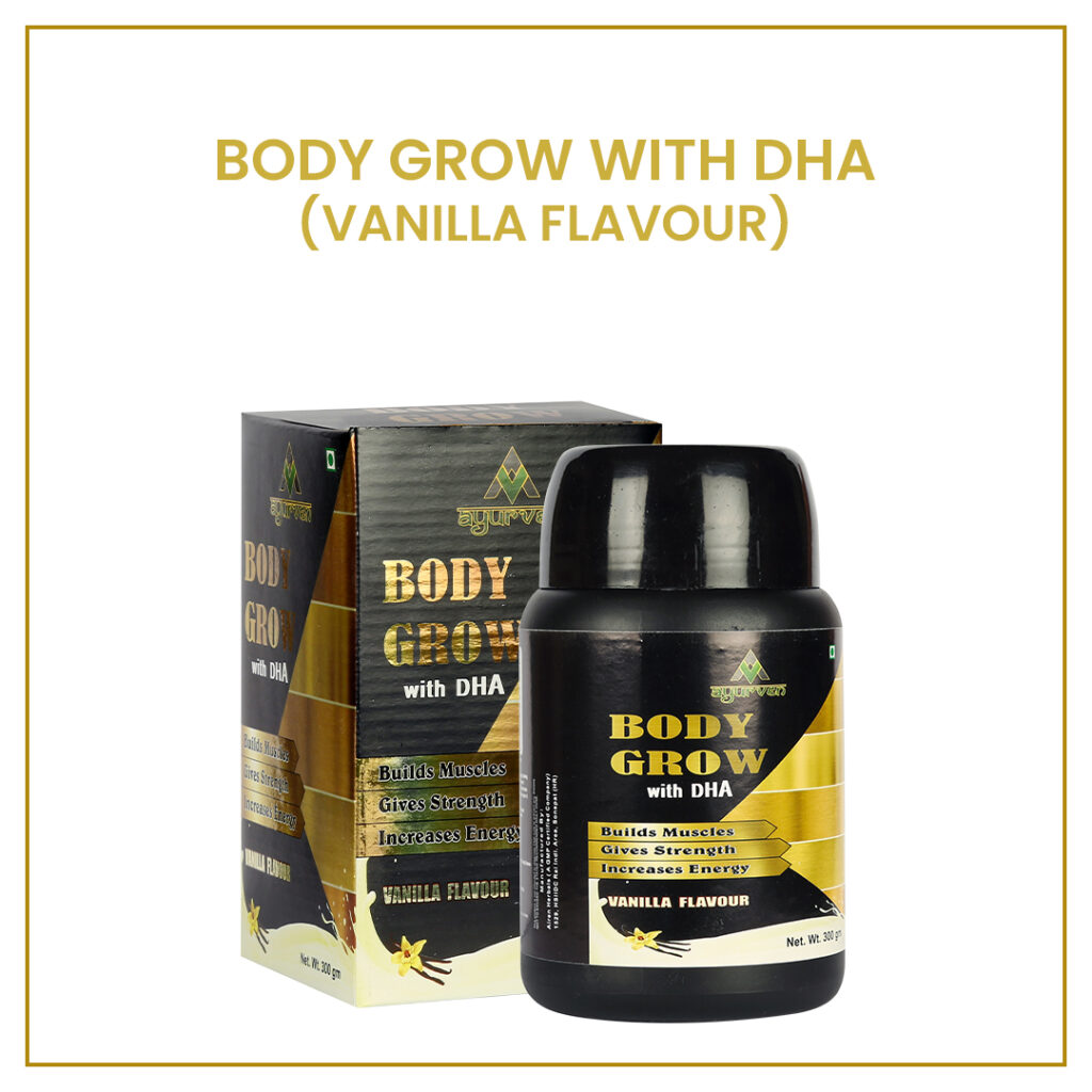 Body Grow Powder(Vanilla Flavour) – Ayurven